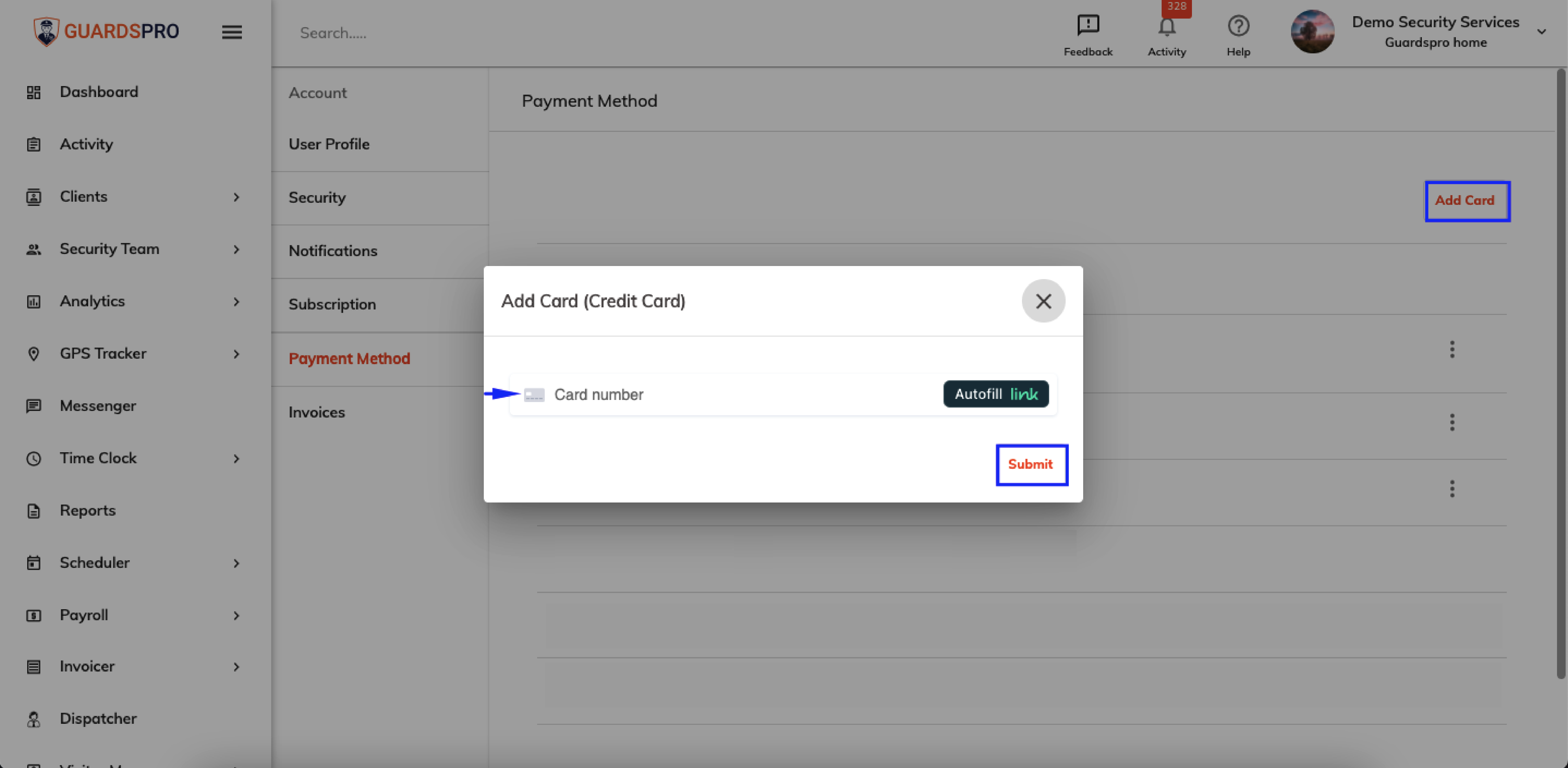 How to update payment method? – GuardsPro Support Center