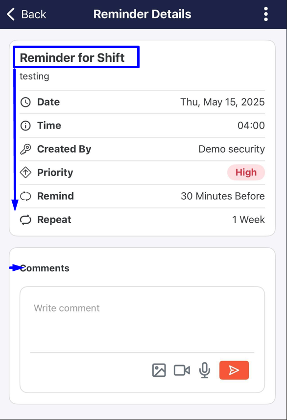 How to Create a Reminder on the GuardsPro Mobile App? – GuardsPro ...