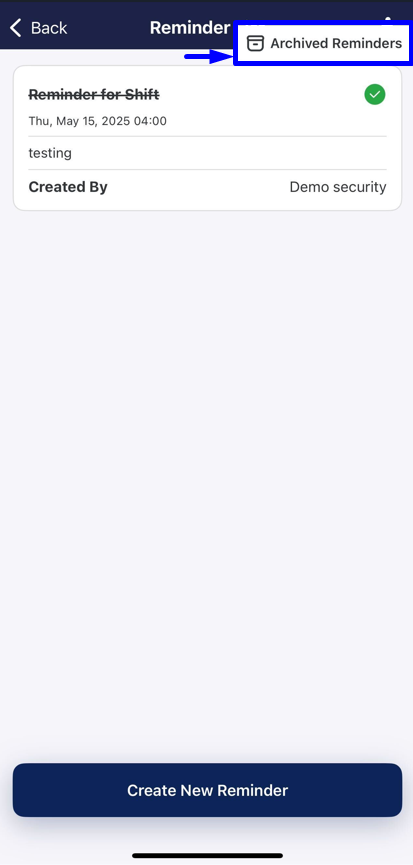How to Create a Reminder on the GuardsPro Mobile App? – GuardsPro ...