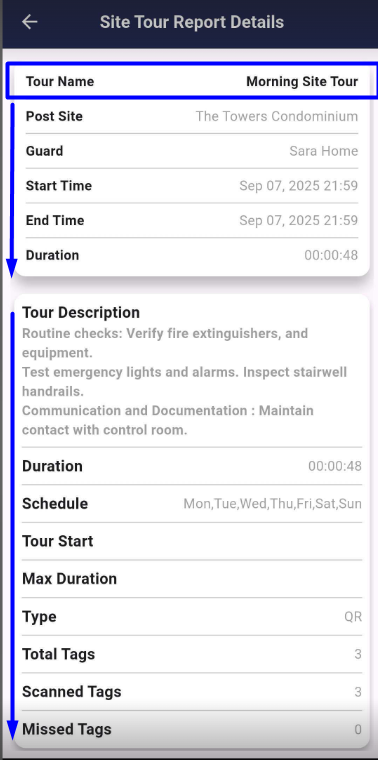 How to view site tour report on the Client Mobile App? – GuardsPro ...