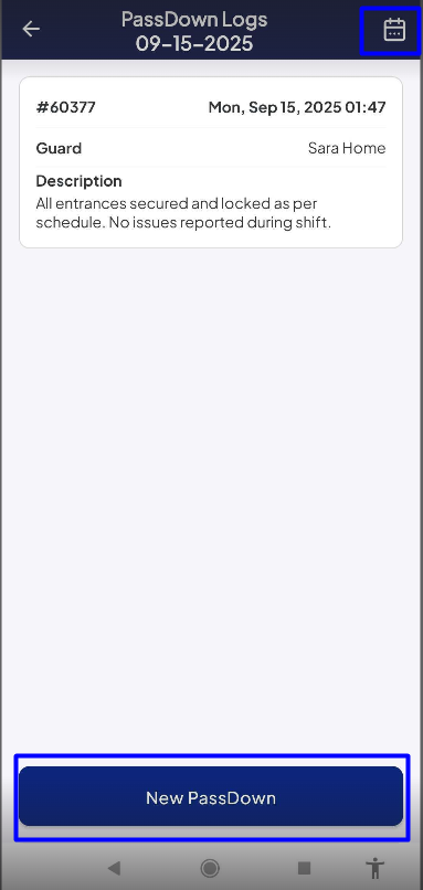 How to create pass down report on the Guard Mobile App? – GuardsPro ...