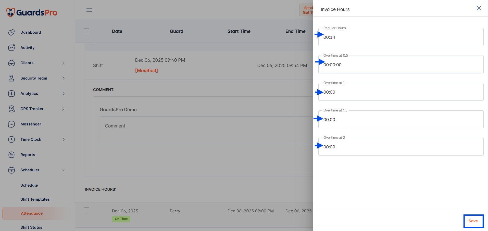 How to check security guard attendance on the Back Office dashboard ...